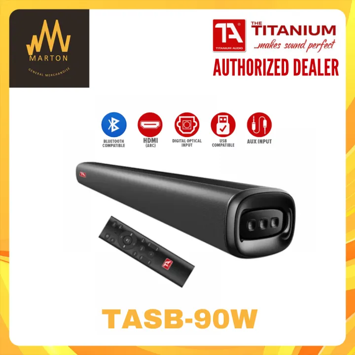 TITANIUM AUDIO Soundbar TASB-90W | 2.1CH Multimedia Soundbar ...