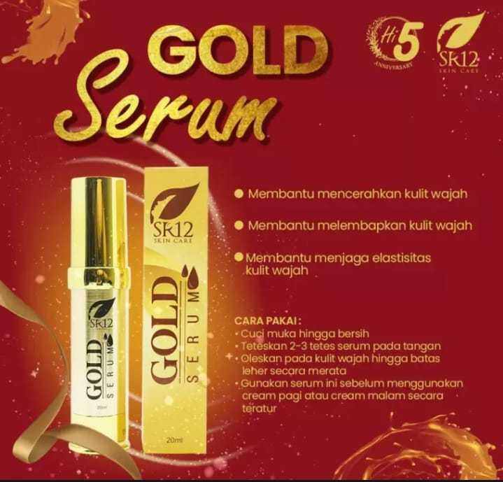 SR12 Gold Serum Mengandung Collagen & Serbuk Emas Anti Aging BPOM-Qory Store | Lazada Indonesia