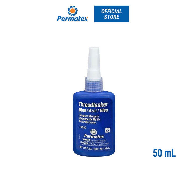Permatex Medium Strength Threadlocker BLUE น้ำยาล็อคเกลียวแรงยึดปานกลาง ...