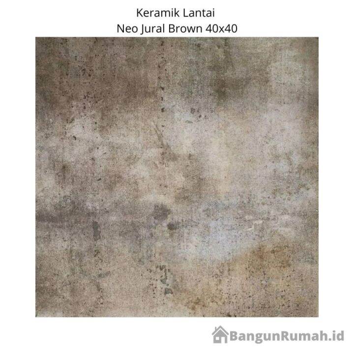 Keramik Lantai Mulia Neo Jural Brown 40x40 | Lazada Indonesia