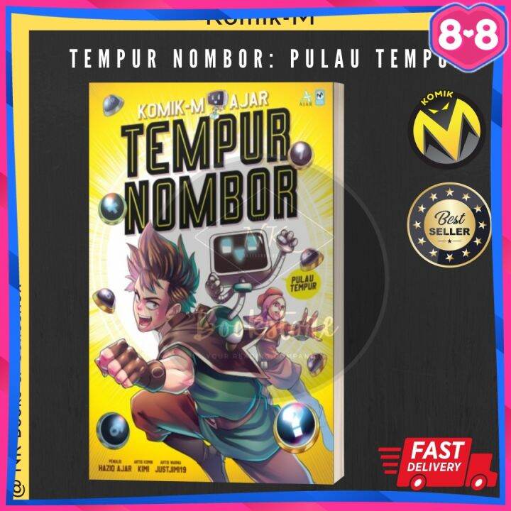 Komik-M: Tempur Nombor - Pulau Tempur | Lazada