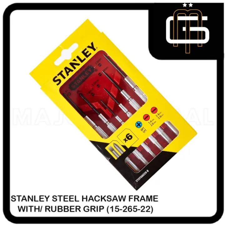 STANLEY PRECISION SCREW DRIVER SET RED CASE 6 pcs Set (66-039-23 ...