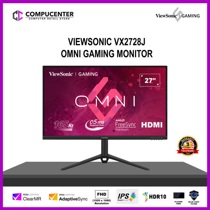 VIEWSONIC VX2728J - 27 165Hz Fast IPS AMD FREESYNC - VESA AdaptiveSync ...