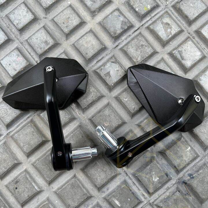 Bar End Side Mirror CNC Alloy Black | Lazada PH