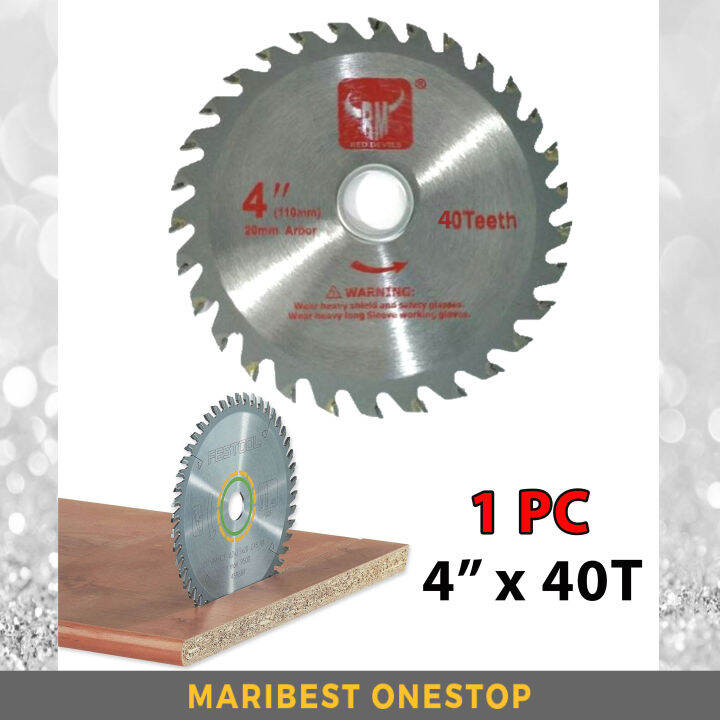1PC CIRCULAR SAW BLADE 4" X 40T FOR CIRCULAR SAW WOOD CUTTING WOOD ...