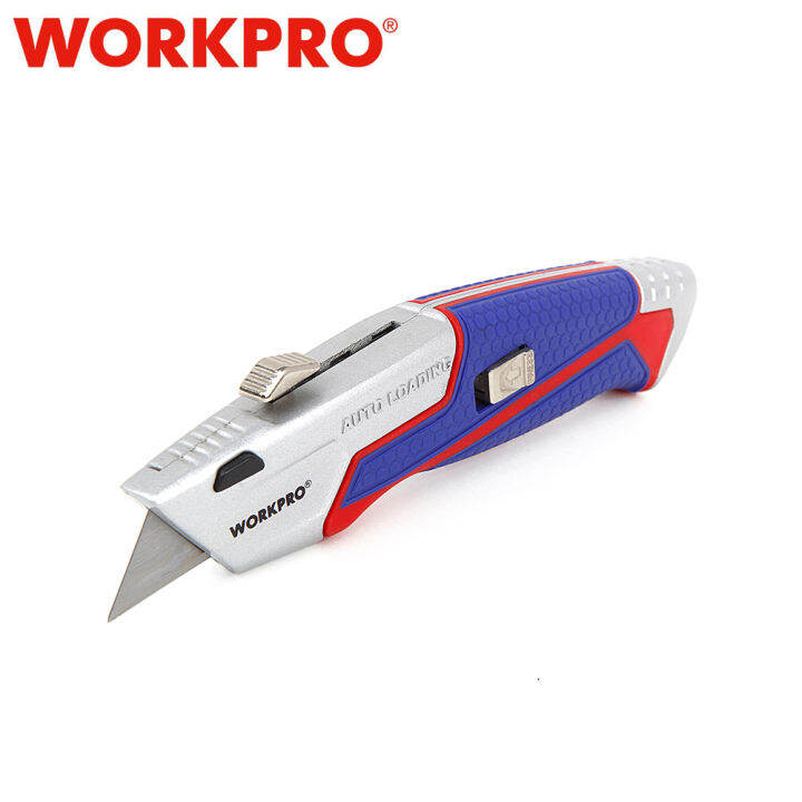 WORKPRO AUTO-LOADING RETRACTABLE UTILITY KNIFE - W013012WE | Lazada PH