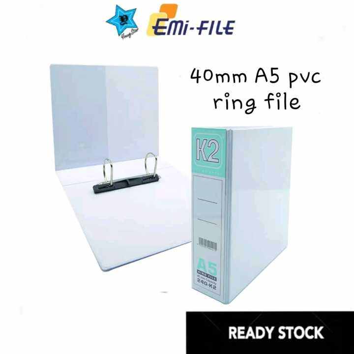 EMI-FILE K2 A5 2D RING FILE (40MM) | Lazada