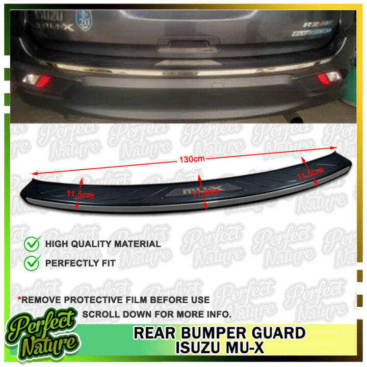 ( PN ) ISUZU MUX 2018 to 2020 Rear Bumper Guard Protector Rear Bumper ...