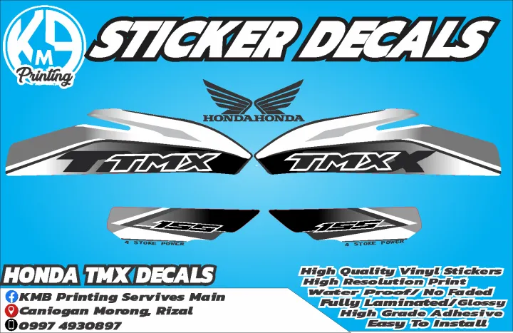 Honda TMX Stock Sticker Decals | Lazada PH