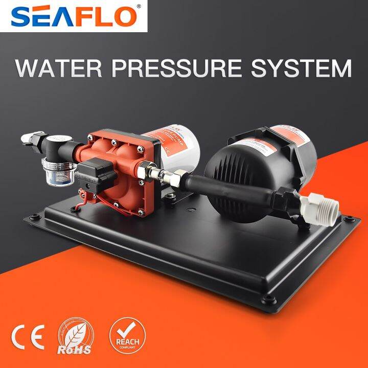 Seaflo 42 Serie Water Supply Druk Systeem Tank Grote Flow Membraanpomp Voor Rv Jacht Elektrische ...