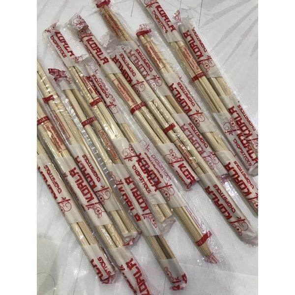 Sumpit Bambu Sekali Pakai / Sumpit Mie / Sumpit Bambu Isi 25 Pasang ...