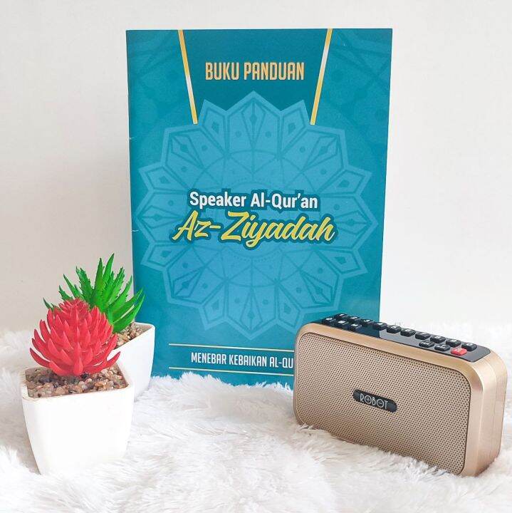 Speaker Murottal Quran Az-Ziyadah Premium Robot RB200 Bluetooth ...