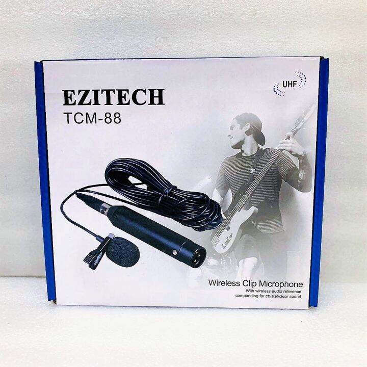 Ezitech TCM-88 Phantom Powered Wired Lavalier Clip Microphone | Lazada