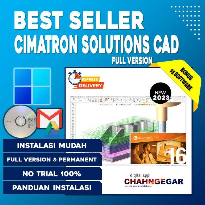 Cimatron 16 SP2 2023 Full Version Lifetime Software Solusi CAD/CAM untuk industri mold & die ...