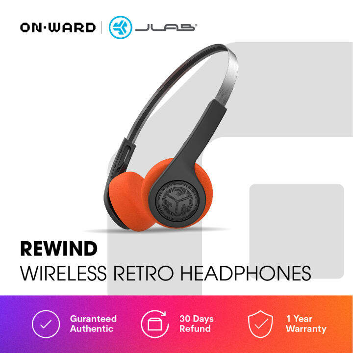 JLab Audio Rewind Wireless Retro Headphones | Lazada PH