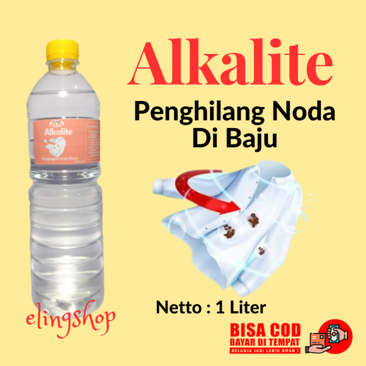 Alkali Alkalite Laundry Cairan Penghilang Noda Pakaian 1 Liter | Lazada ...