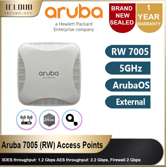 Aruba HPE 7005 (RW) Controller - network management device / GigE / DC ...
