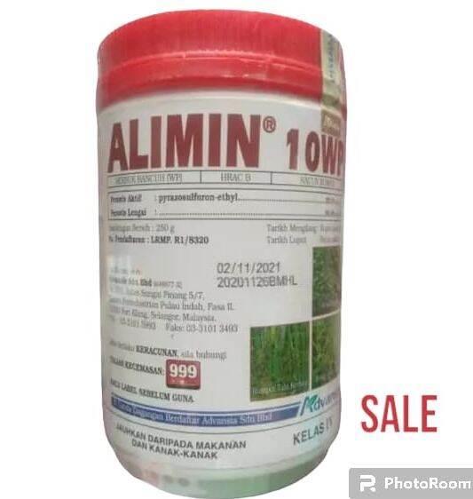 Alimin 10wp 250g HERBICID/Racun rumpai/racun rumput/rumput tahu kerbau ...