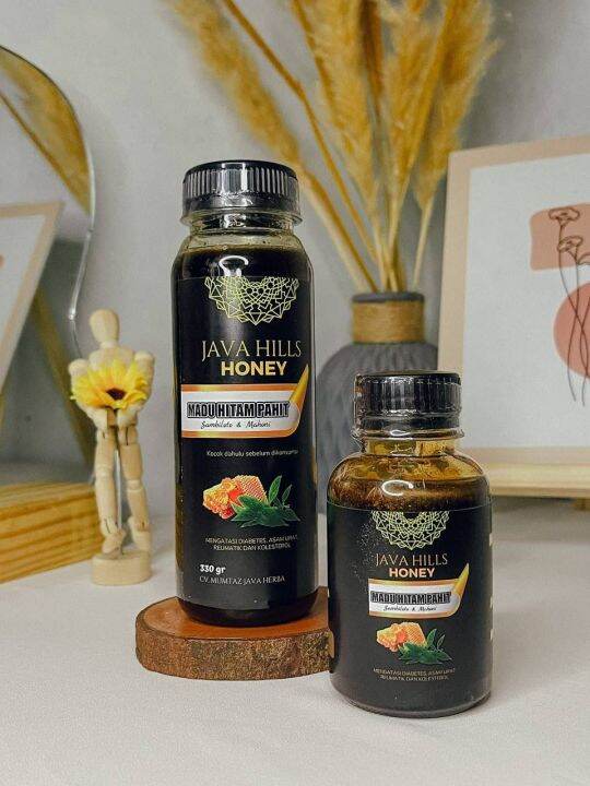 Madu Hitam Pahit Javahills Honey 100% Madu Murni dengan Sambiloto dan ...
