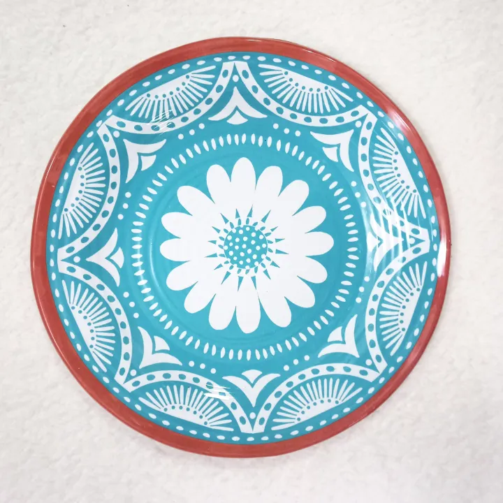 Blue Mika Plate 9" in diameter | Lazada PH