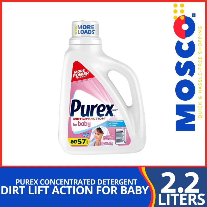 PUREX Dirt Lift Action for Baby Concentrated Detergent 2.2L | Lazada PH