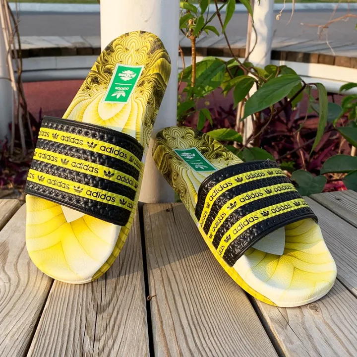 Adidas Black Slides For Men And Women Couple Slippers (3 colors in size ...