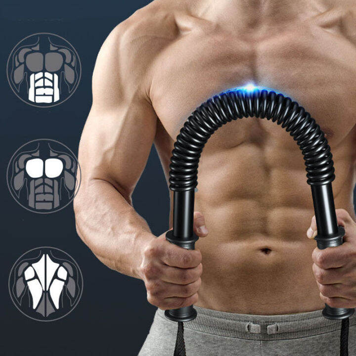 Power Twister Bar Spring Bar Resistance Bend Bar Chest Arm Strength ...