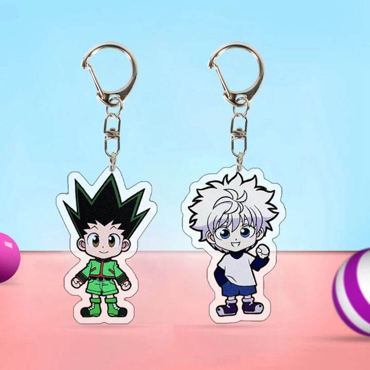 ROCOCO Pendant Zoldyck Two-sided Anime Keyring Killua Key Chains HUNTER ...