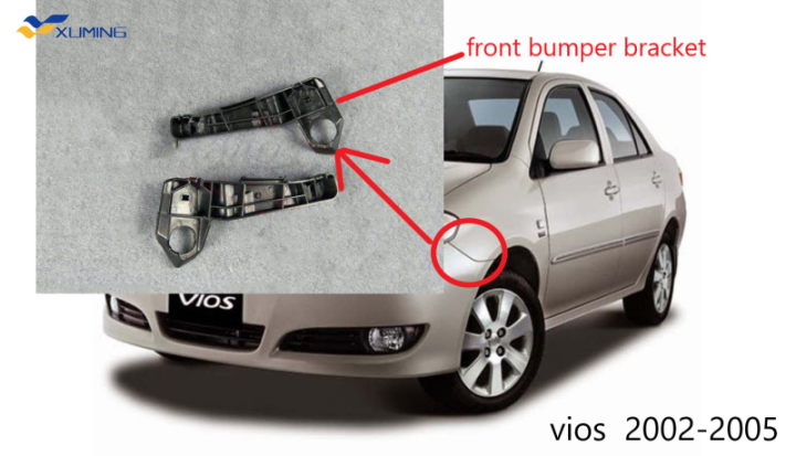 xuming a pair front bumper bracket Buper clip retainer for TOYOTA VIOS ...