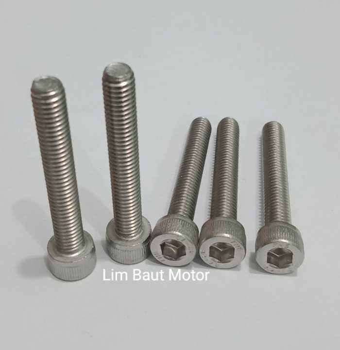 Lim Baut Motor baut 10 L stainless L5 / 6x40mm ( 1 biji ) | Lazada ...
