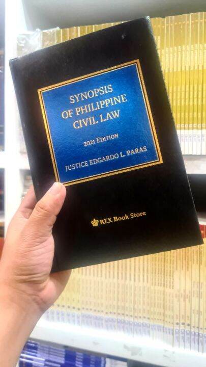 Synopsis of Philippine Civil Law - Paras (2021 Edition) | Lazada PH