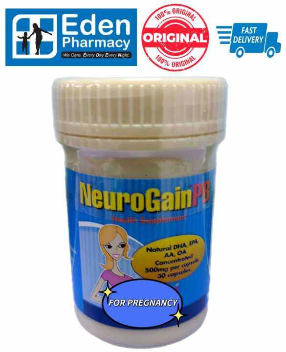 Neurogain PB DHA EPA vegicap 30's | Lazada