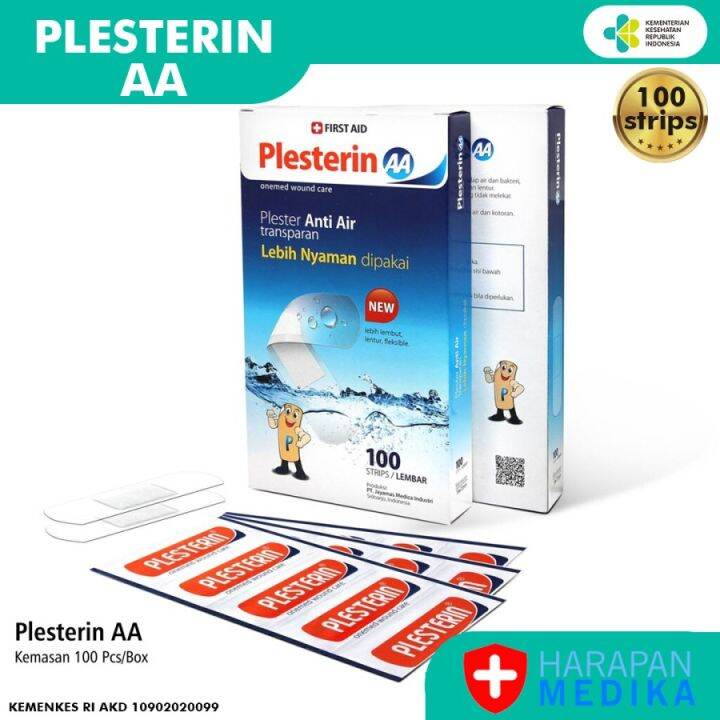 Plesterin First Aid AA OneMed box isi 100 pcs | Lazada Indonesia