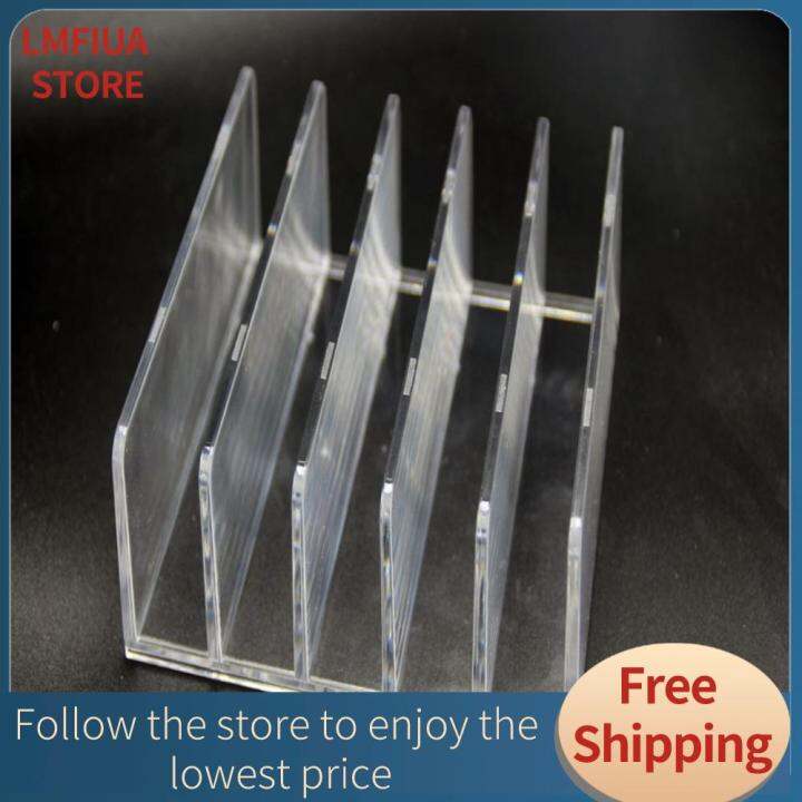 LMFIUA STORE Acrylic Desktop Envelope Organizer Desk File Folder Holder ...