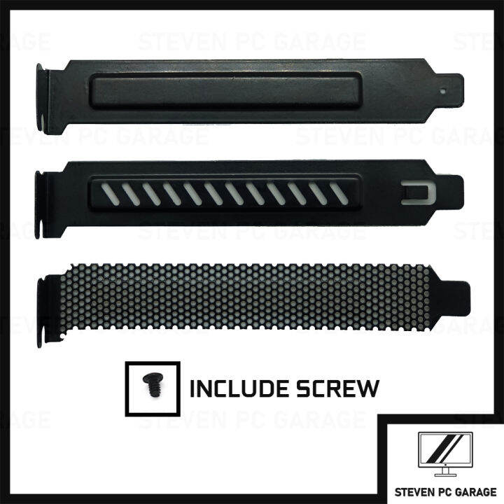 1PCS ATX Standard PC Case PCI Slot Cover Black (FREE SCREW) | Lazada