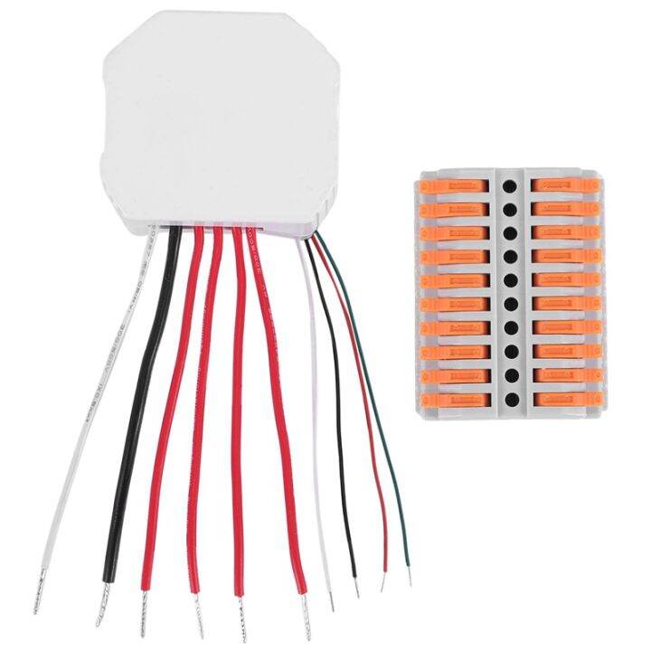 Tuya Smart WiFi 2 Gang Double Curtain Blind Switch Module Roller ...