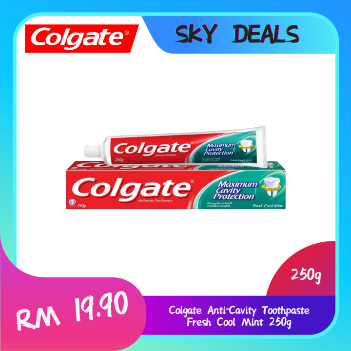 Colgate Maximum Cavity Protection Fresh Cool Mint Anticavity Toothpaste ...