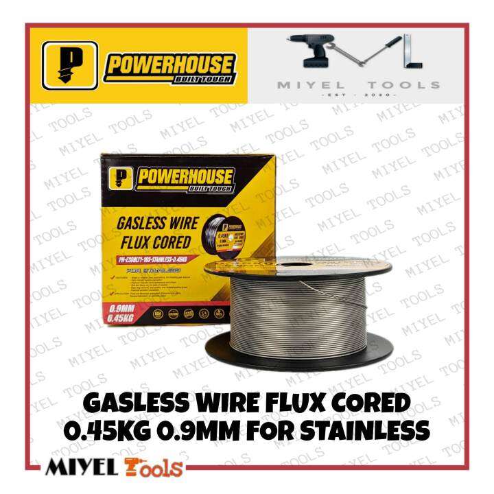 POWERHOUSE Gasless Wire Flux Cored 0.45KGKG 0.9mm For Stainless PH ...