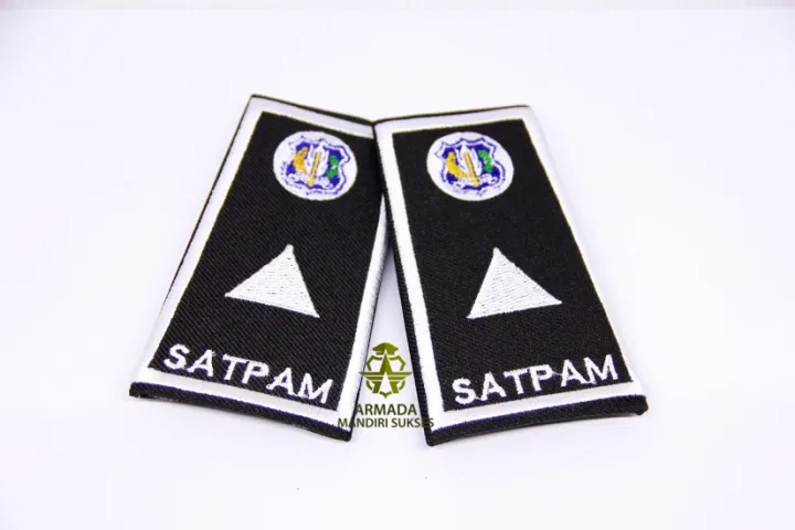 Pangkat Harian SATPAM Pelaksana 1 | Aksesoris Seragam SATPAM Indonesia ...