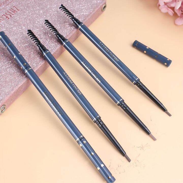 Small Triangle Eyebrow Pencil Anti Sweat And Non Dizzy Dyeing Double ...