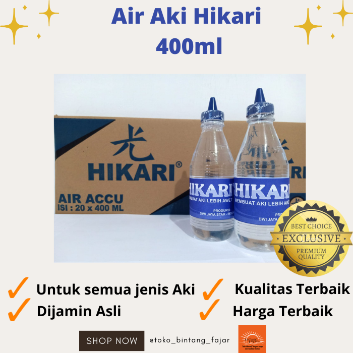Air Aki Hikari 400ml | Lazada Indonesia