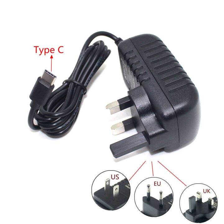 Type C 5V 3A USB Ac/dc Wall Charger Adapter Us/uk/eu Plug Universal ...