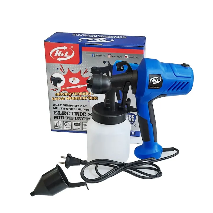 Electric Spray Gun Cat H&L / Alat Semprot Cat Minyak Elektrik HL 719 ...