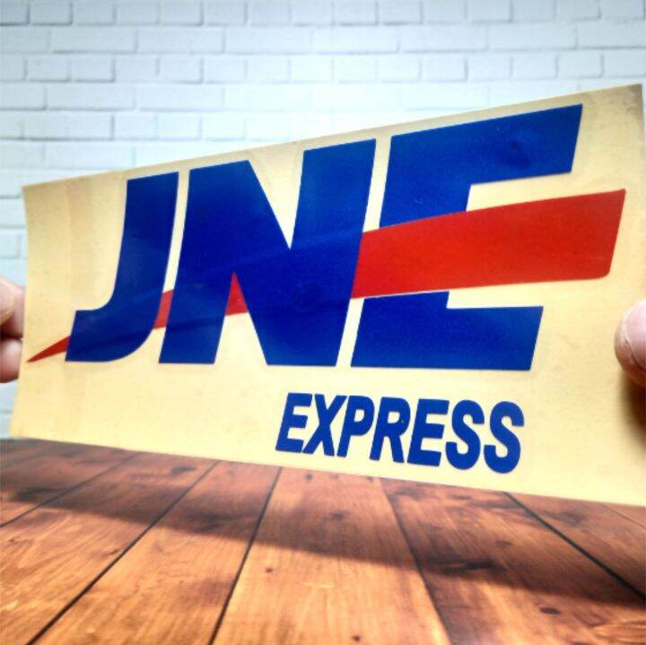 STICKER CUTTING STIKER JNE EXPRES BUKAN PRINTING | Lazada Indonesia