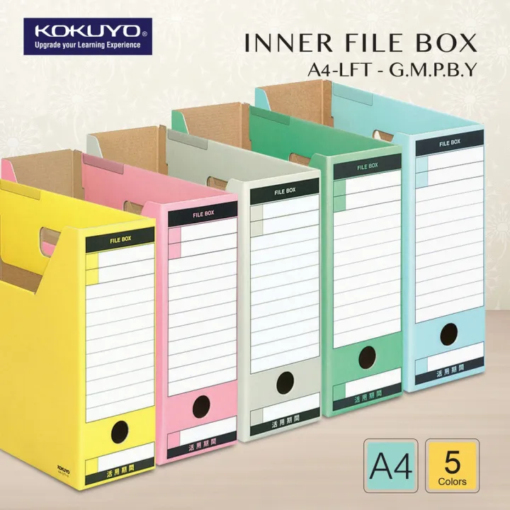 KOKUYO A4-LFT FILE BOX (WITHOUT LID) | Lazada