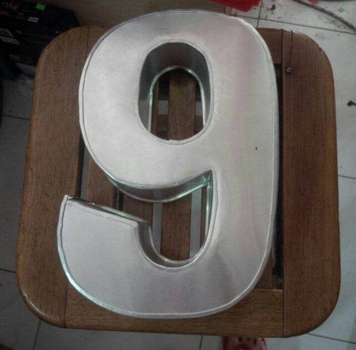 loyang cetakan bentuk 9 nomor nomer angka sembilan number nine kue ...