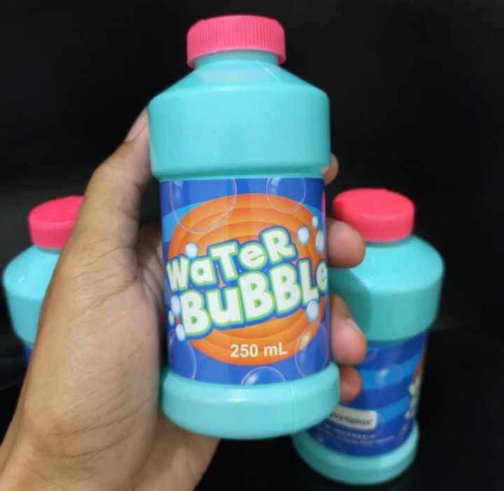 Isi ulang busa balon / Refill Bubble gun 250 ML Sabun gelembung balon ...