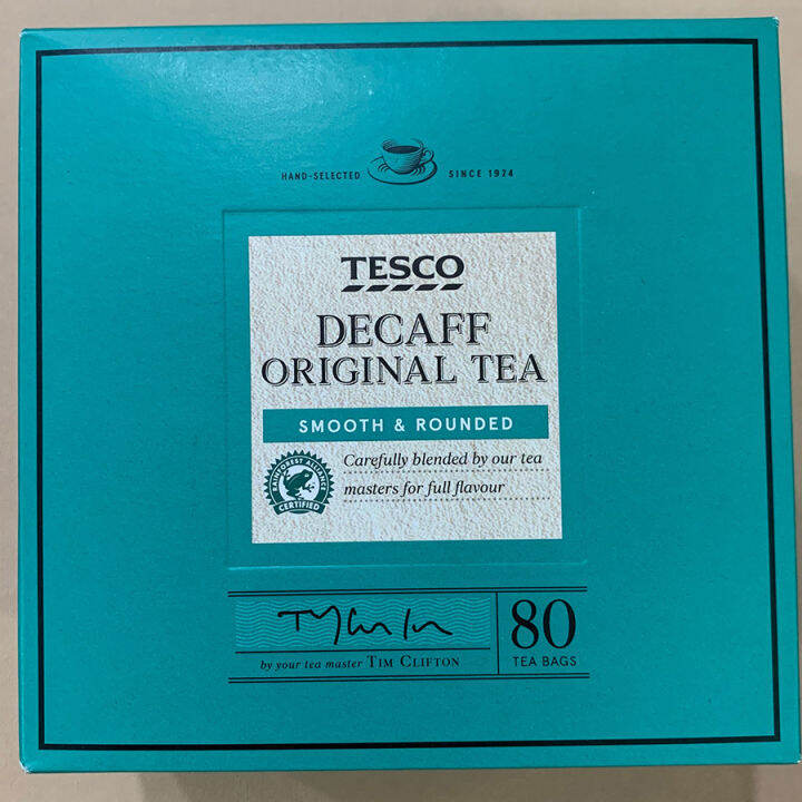 Tesco Decaffeinated Original Tea 80Teabags 250G | Lazada PH