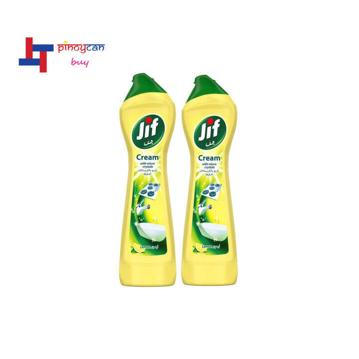 Jif Cream Cleaner Lemon 500mlx2 | Lazada PH