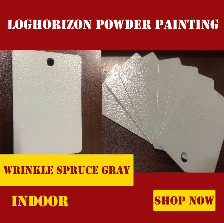 Powder Coating Powder - 1kg Wrinkle Spruce Gray | Lazada PH